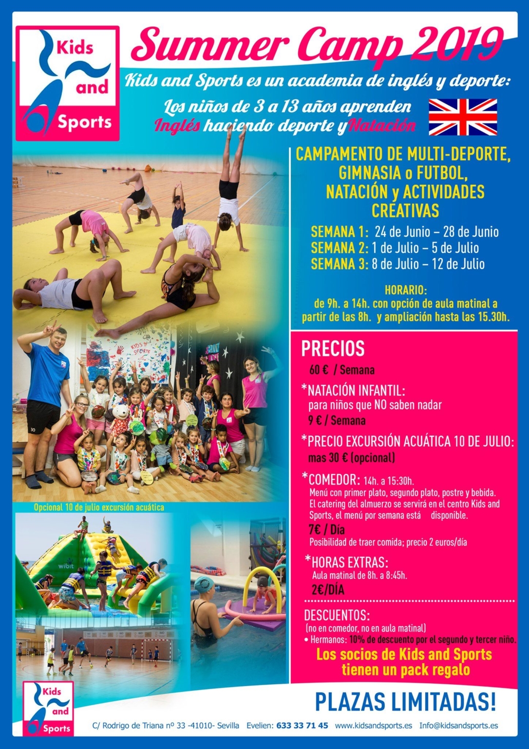 CAMPAMENTO DE VERANO – SUMMER CAMP 2019 | Kids and Sports